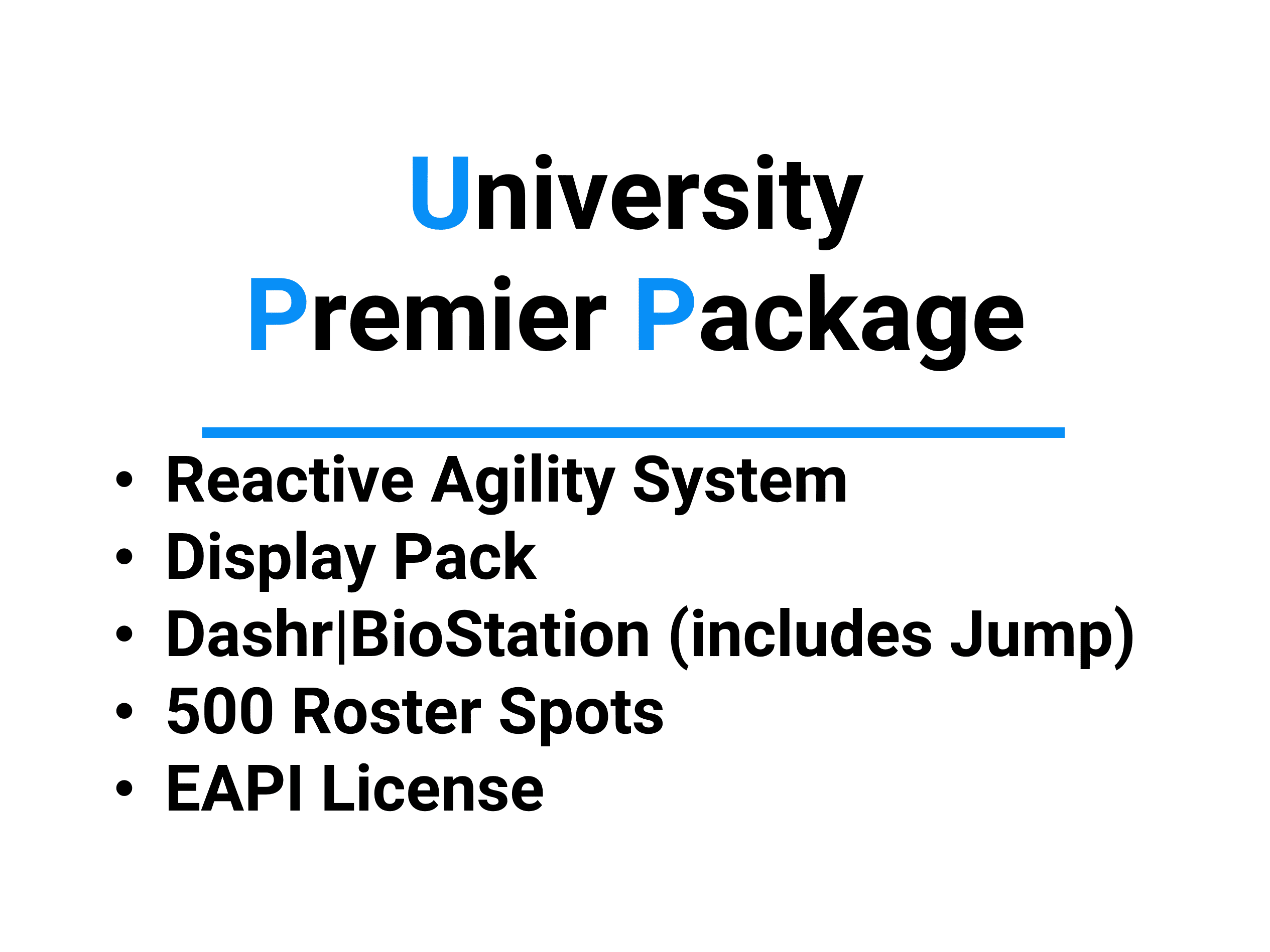 University Premier Package – Dashr