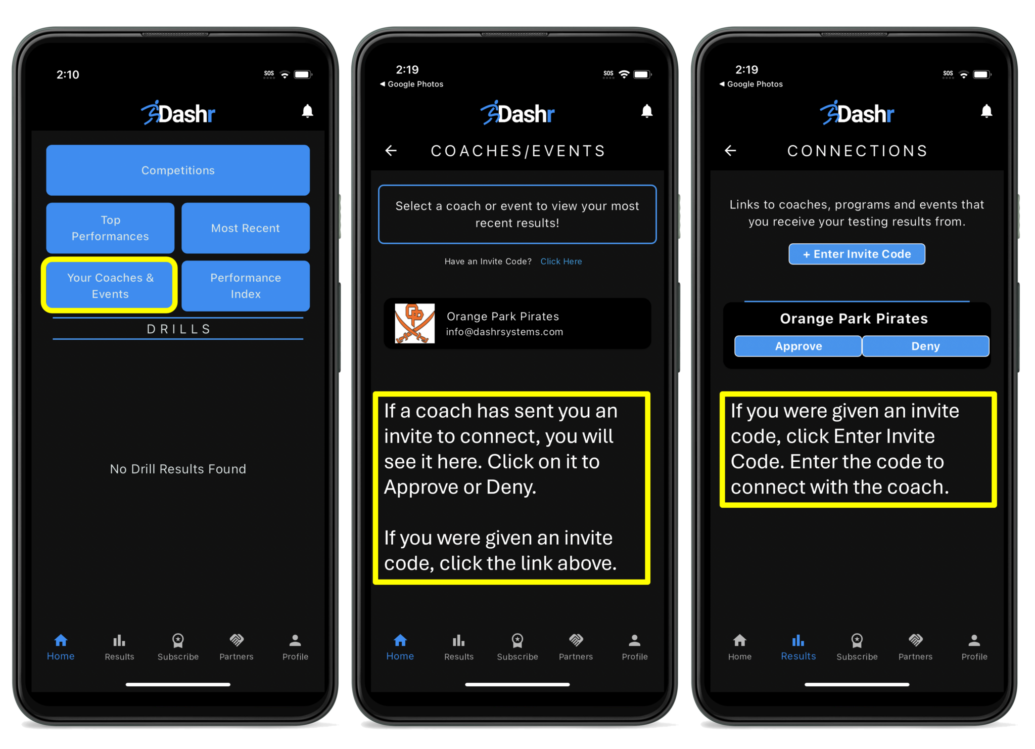 Player Profile App Operation | Dashr