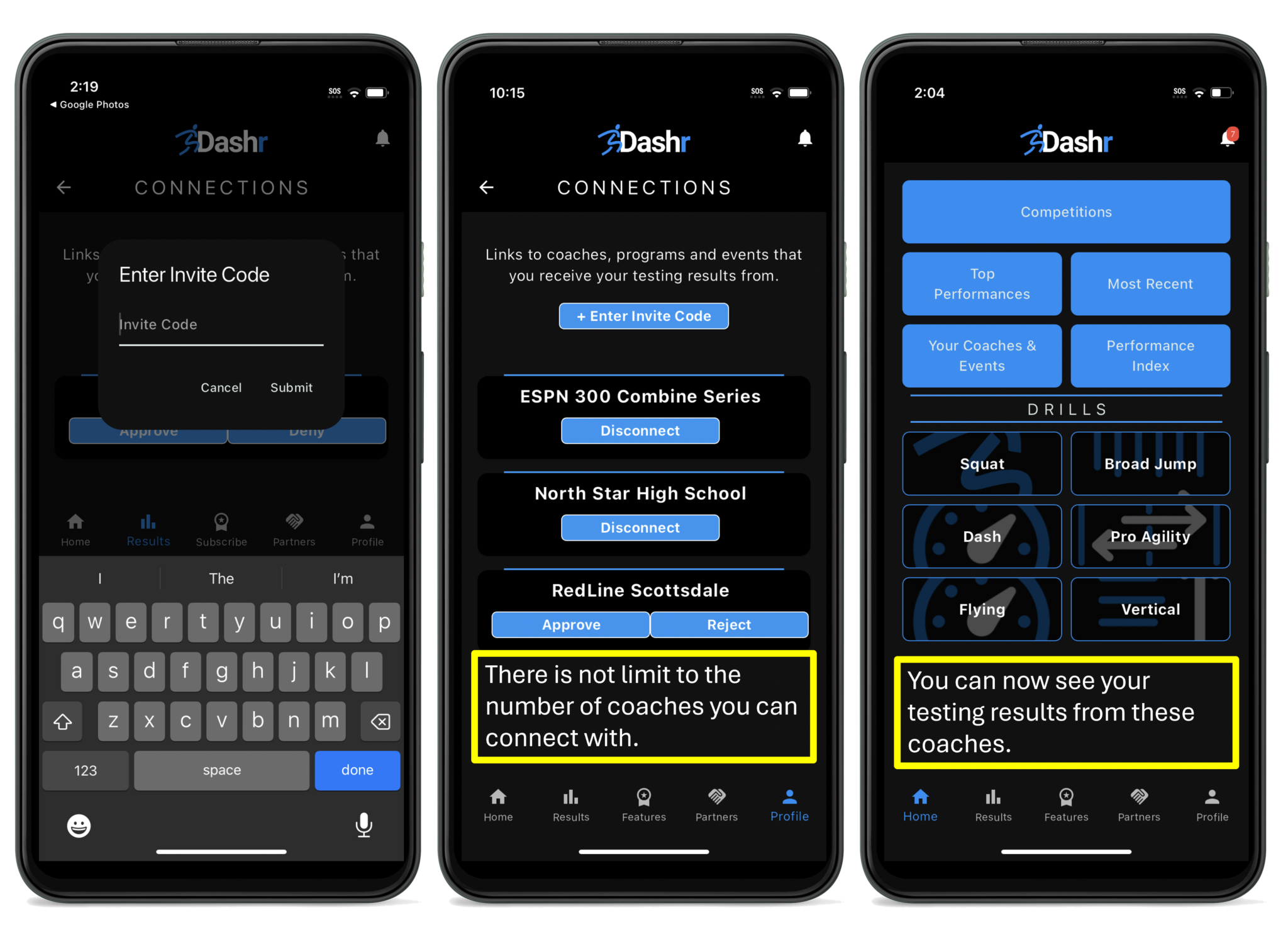 Player Profile App Operation | Dashr