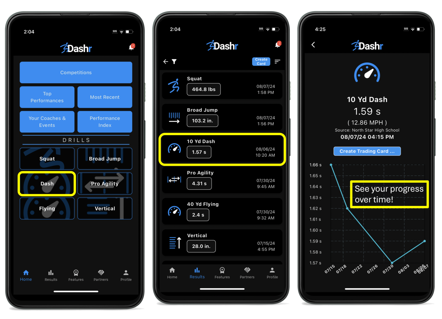 Player Profile App Operation | Dashr