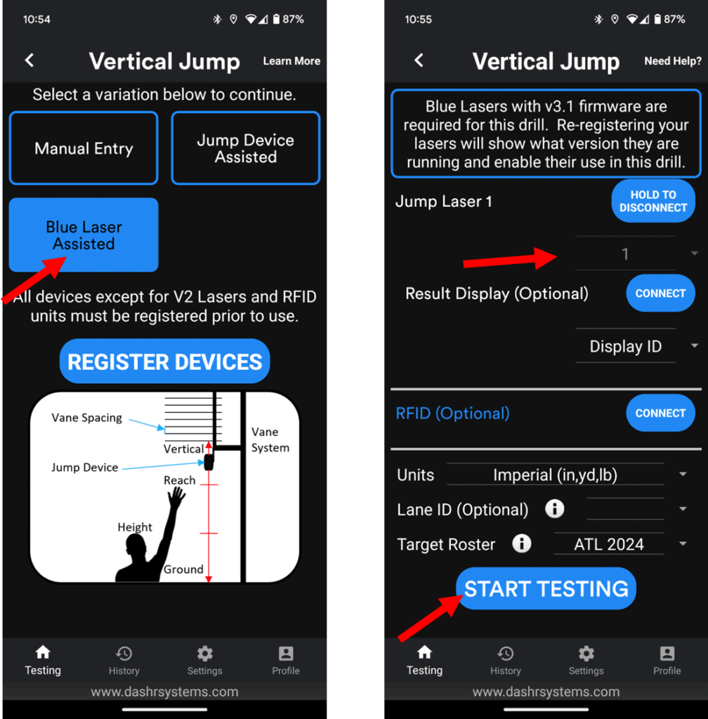 Dashr | Blue Laser Jump – Dashr