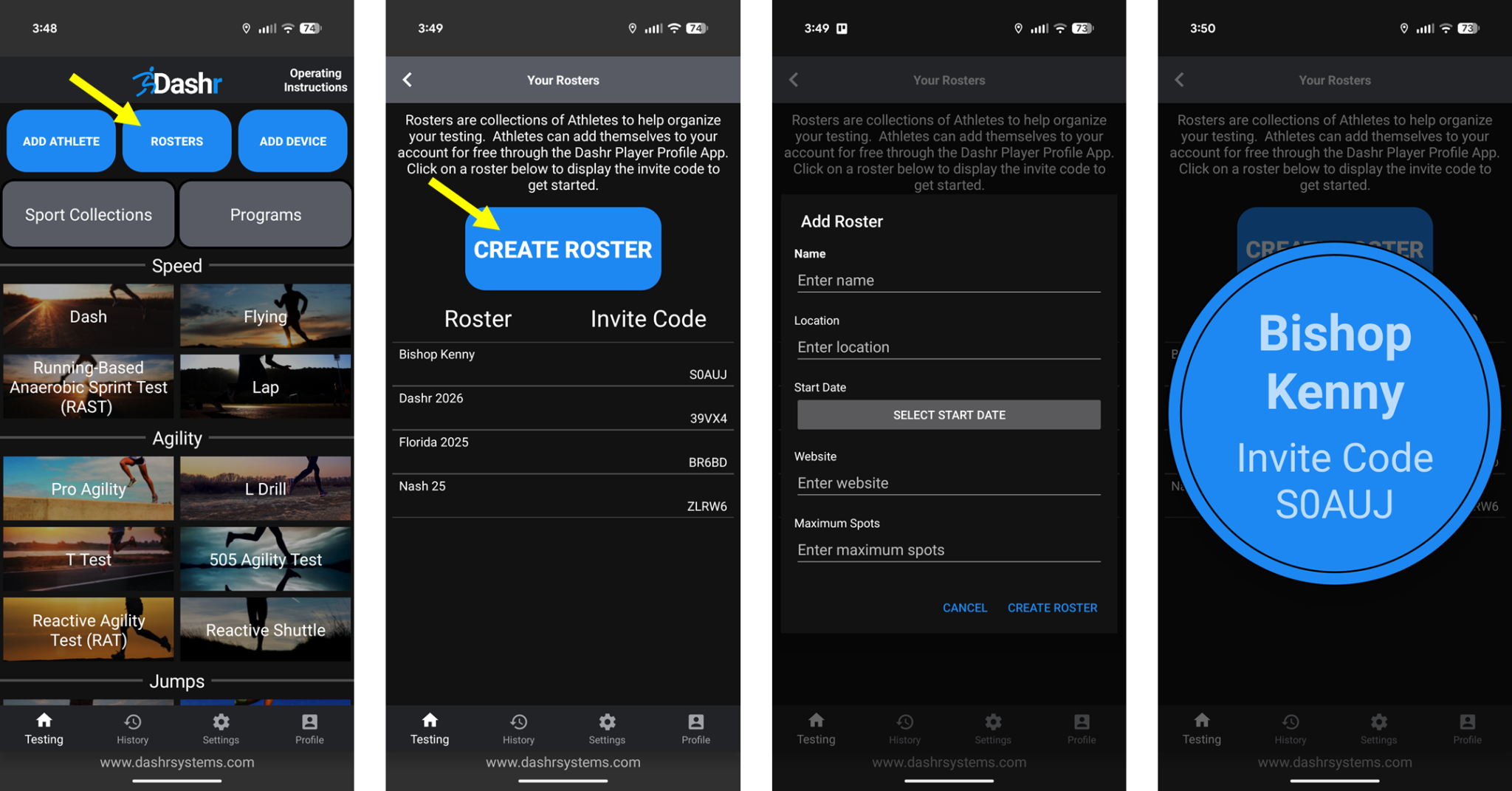 Simple Steps to Create Free Team Rosters with Dashr | Dashr